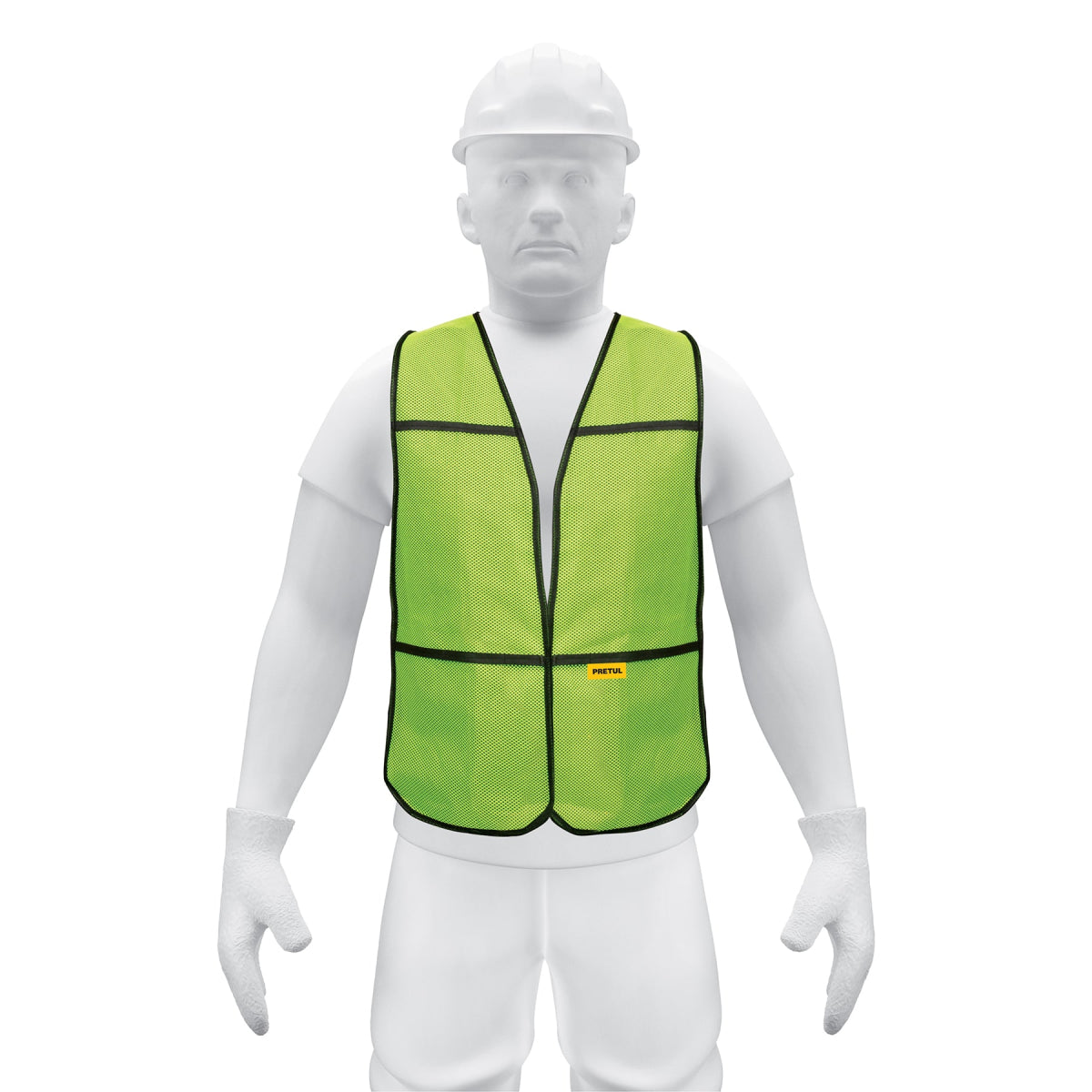 Chaleco de Seguridad Verde Chs-100V Pretul: Protección y Visibilidad – FerreFlex