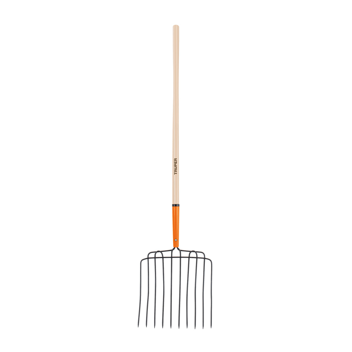 Bieldo para Estiércol 10 Dientes 48" BPJ-10L | Truper Reforzado – FerreFlex