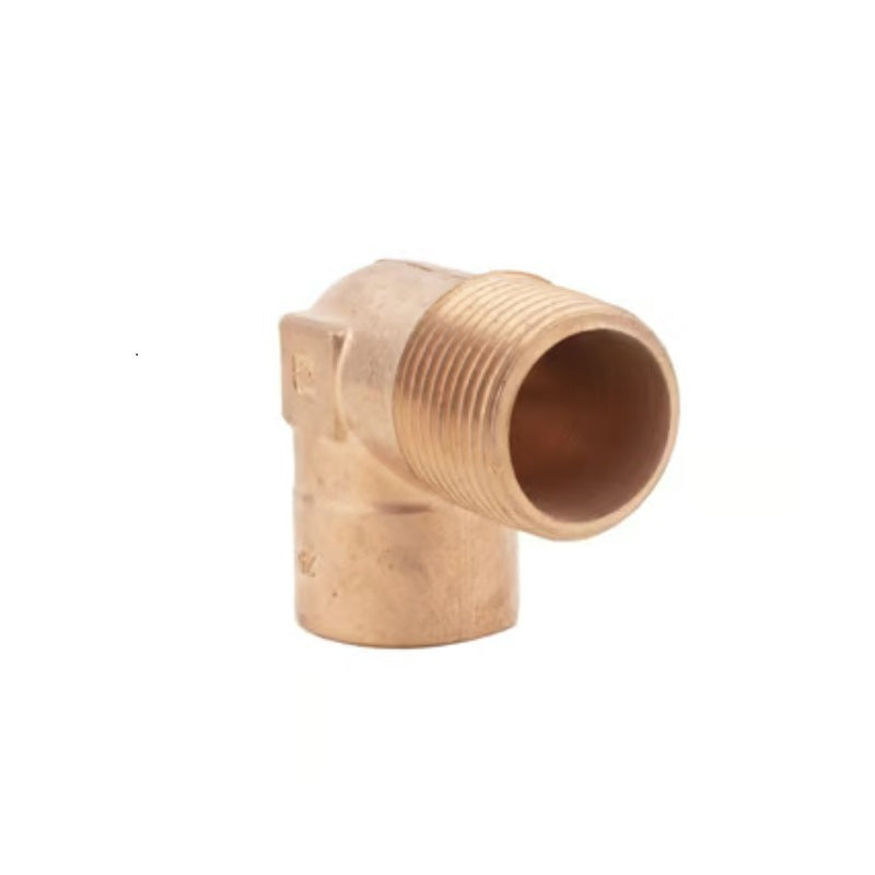 Codo de cobre con rosca exterior de 1 pulgada - Compra online – FerreFlex