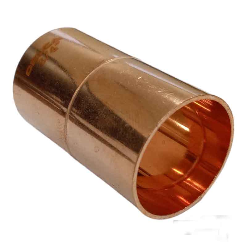 Cople de cobre de 3/4" con tope: resistente y duradero – FerreFlex