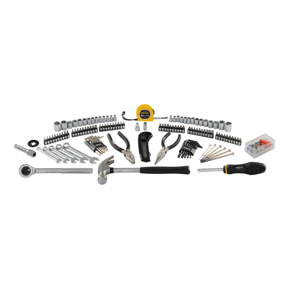 Set de Herramientas Mecánicas Set-133 Pretul: Calidad y Versatilidad – FerreFlex