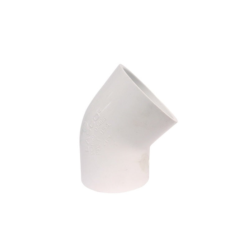 Codo hidráulico 2" x 45 para cementar PVC: resistente y duradero – FerreFlex