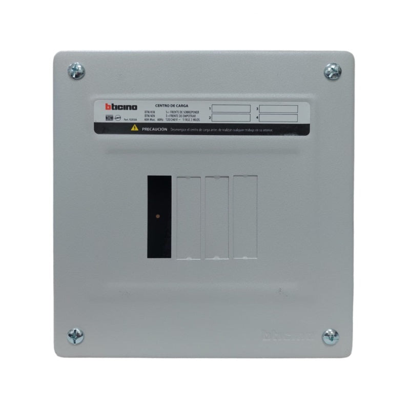 Centro Carga Empotrable 4 Unidades Btn-4 Bticino – FerreFlex