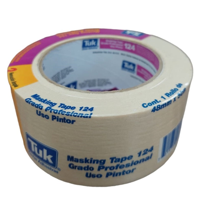 Cinta Masking Tape Tipo 124 2" Tuk: Calidad y Resistencia – FerreFlex