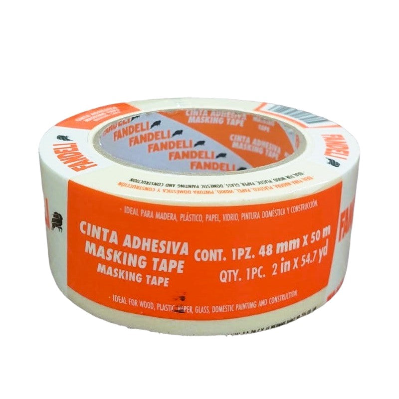 Cinta Masking Tape 2" Fandeli 72720 - Ideal para Pintura y Empaque ...