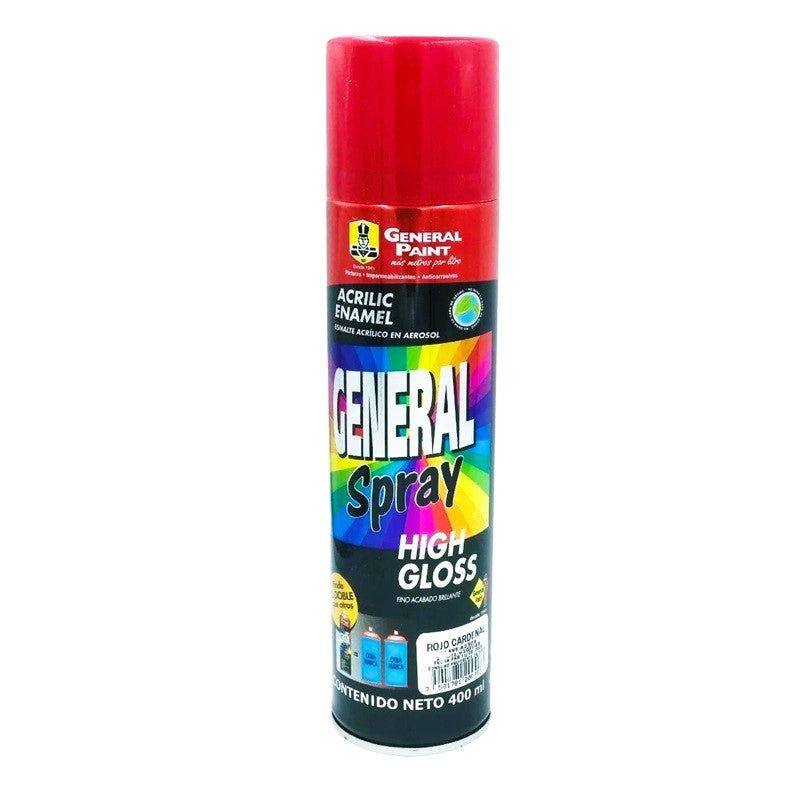Pintura Aerosol Rojo Cardenal A2309: Calidad y Durabilidad en General Paint – FerreFlex