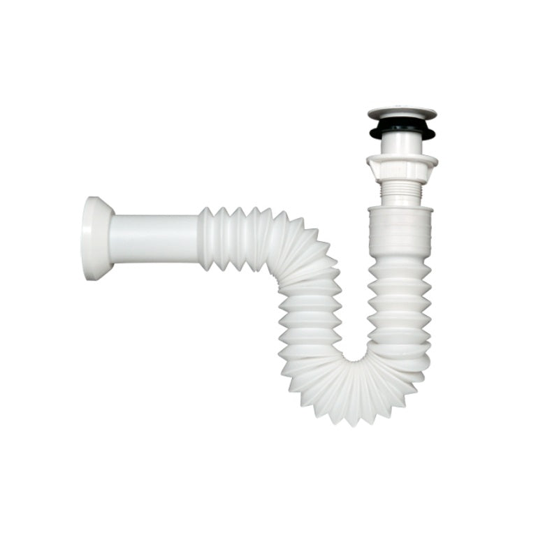 Cespol flexible para lavabo 28-Ptf Rugo: resistente y duradero – FerreFlex