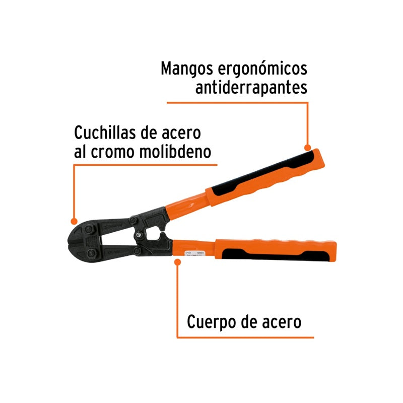 Cortapernos 12" de Acero Mgo. Cp-12X Tru: Resistente y Preciso – FerreFlex