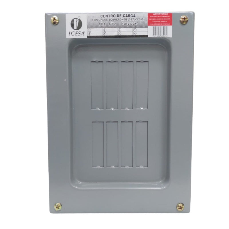 Centro de Carga 8 Unidades para Montaje en Superficie - Igesa – FerreFlex