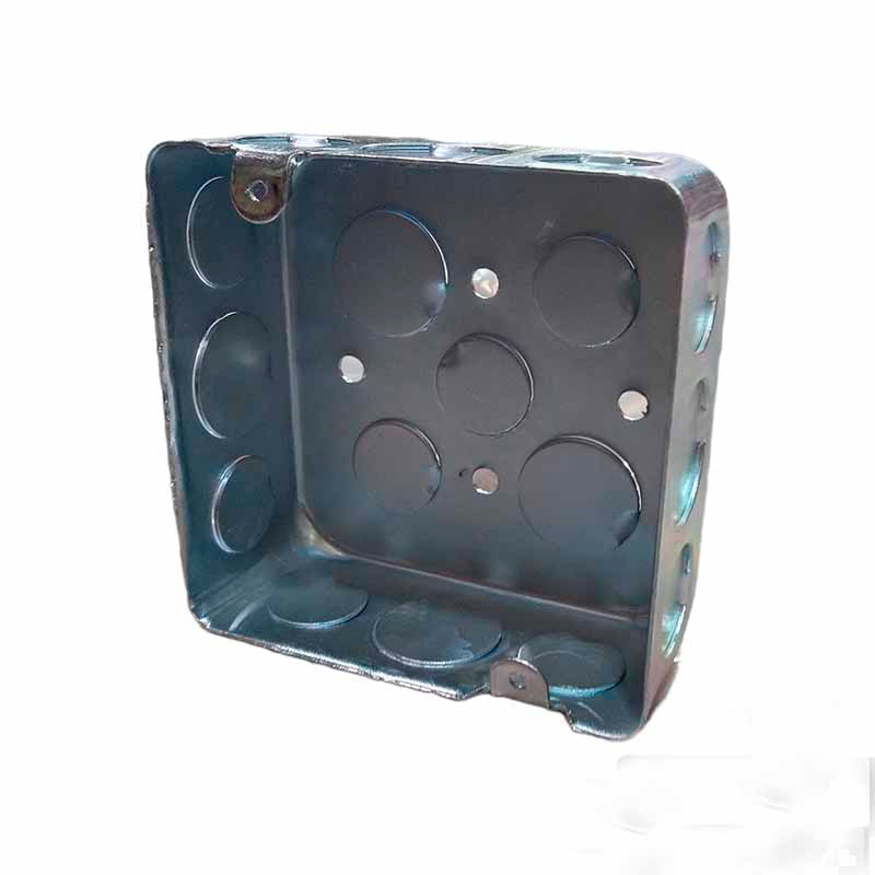 Caja cuadrada galvanizada de 4" reforzada - JVD280 – FerreFlex