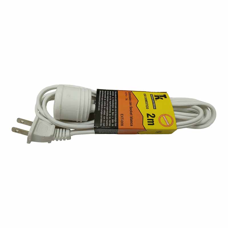 Extension C/Socket 2Mts Ext-008 Kley: Conectividad confiable para tu ...