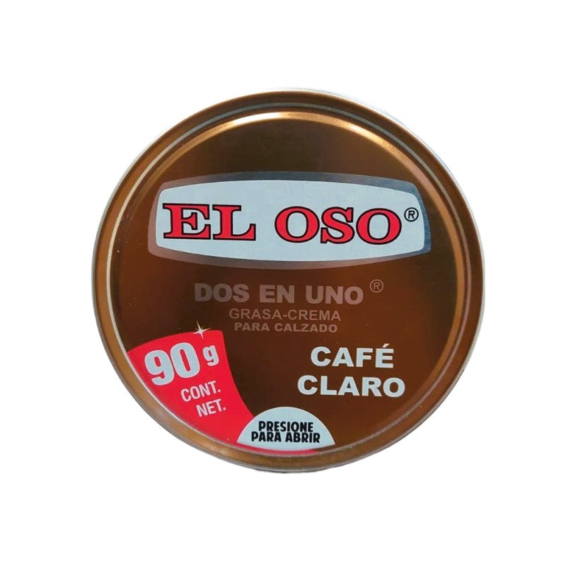 Grasa para calzado El Oso 2 en 1 90g Café Claro 8015AW - Protección y ...