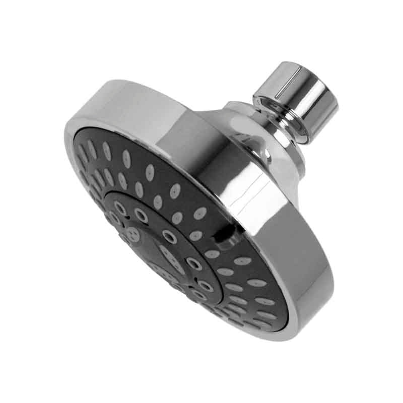 Regadera Asia Redonda 4" 44-Ac Rugo: Calidad y Durabilidad – FerreFlex