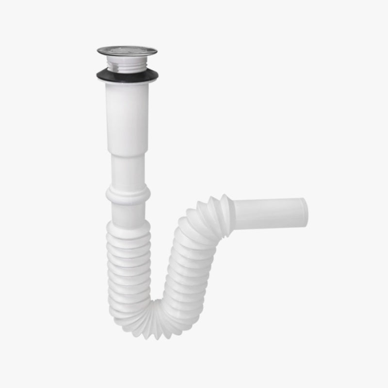 Cespol para lavabo 2932A con rejilla de acero inoxidable – FerreFlex