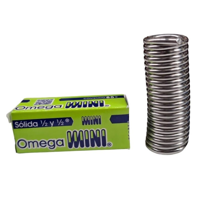 Soldadura 1/2 y 1/2 sólida mini 3.00mm 85gr Omega - Compra online ...