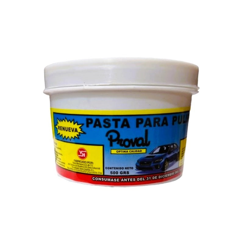 Pasta para Pulir Automotriz Azul 500Gr Proval - Producto de Calidad ...
