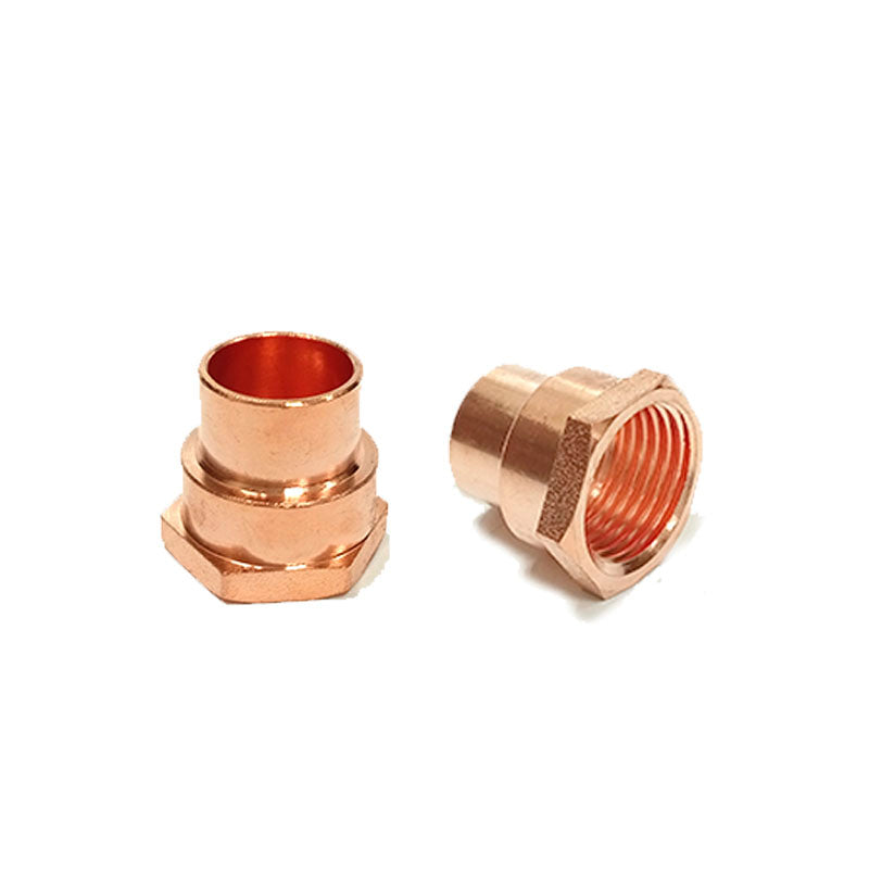 Conector de Cobre Rosca Interior 1/2" - Ideal para Instalaciones de ...
