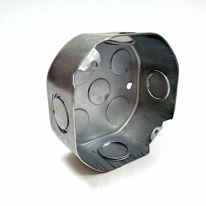 Caja Octagonal Metálica 4" Galvanizada Cal.19: Resistente y Duradera ...