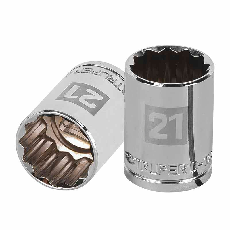 Dado Mm 1/2"X21Mm 12 Puntas D-1221-Em Tru: Herramienta de alta calidad ...
