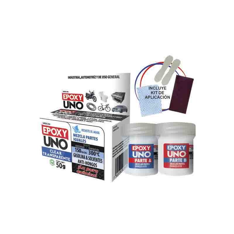 Adhesivo Epoxy Uno U.G Clear 50Grs: Resistente y Transparente – FerreFlex