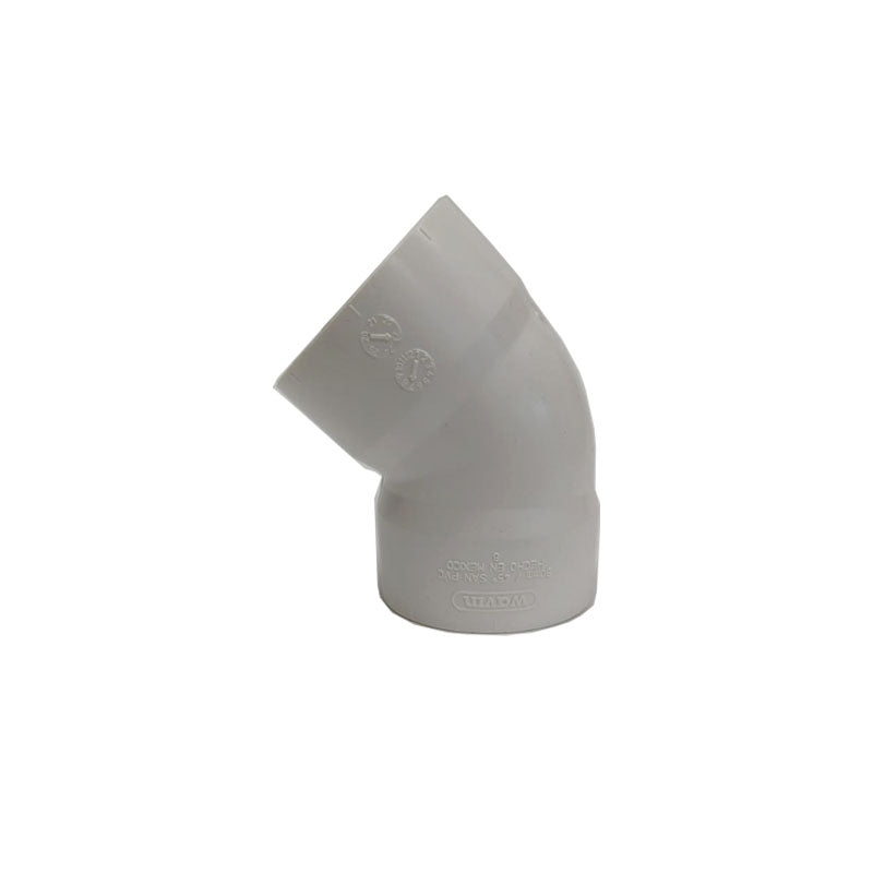 "Codo PVC 2" x 45° Sanitario para Cementar: Alta calidad y resistencia" – FerreFlex