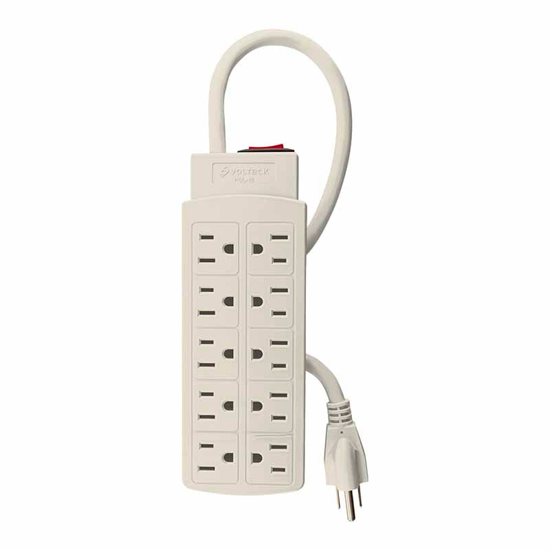 Multicontacto 10 Entradas Mul-10 Volteck: Solución de energía eficiente ...