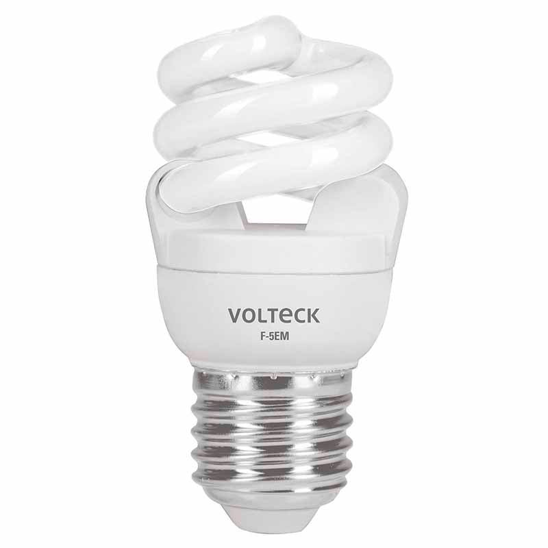 Foco 5W Espiral Mini F-5Em Volteck: Iluminación eficiente y duradera ...