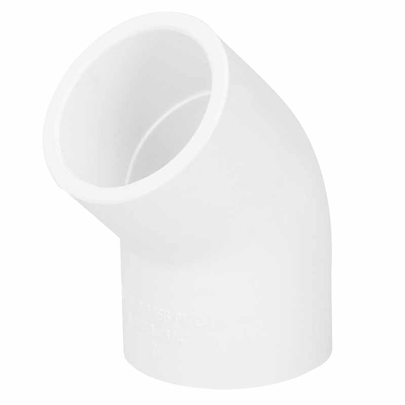 Codo hidráulico 3/4X45 PVC-862 Foset: resistente y duradero – FerreFlex