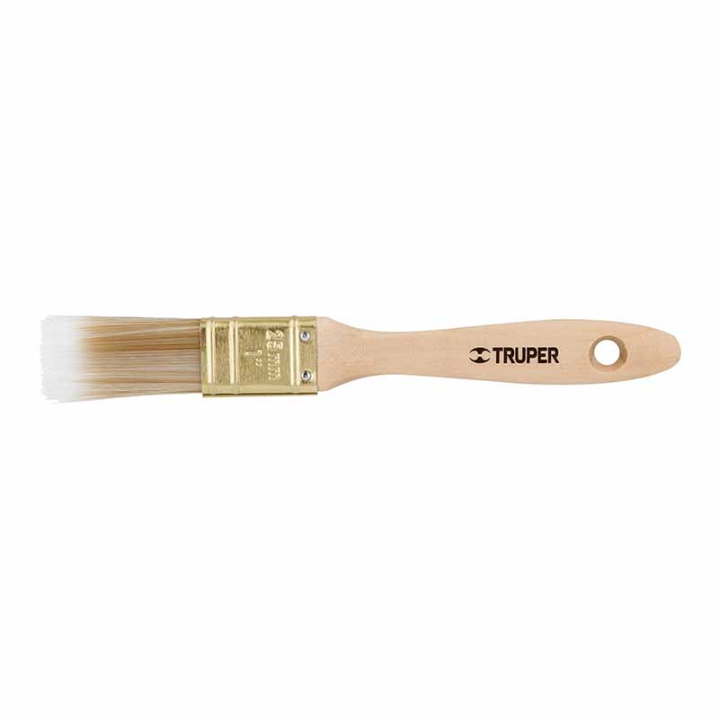 Brocha sintética de 1" para pintura - BRT-1S Truper – FerreFlex