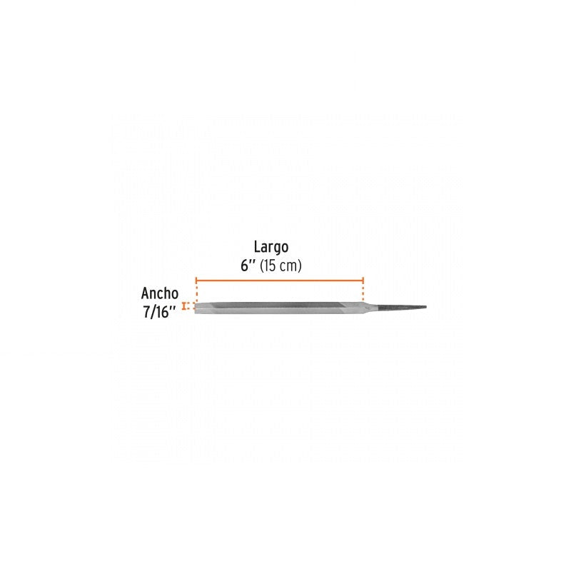 Lima Triángulo Regular 6" LTR-6 Truper: Herramienta de precisión para ...