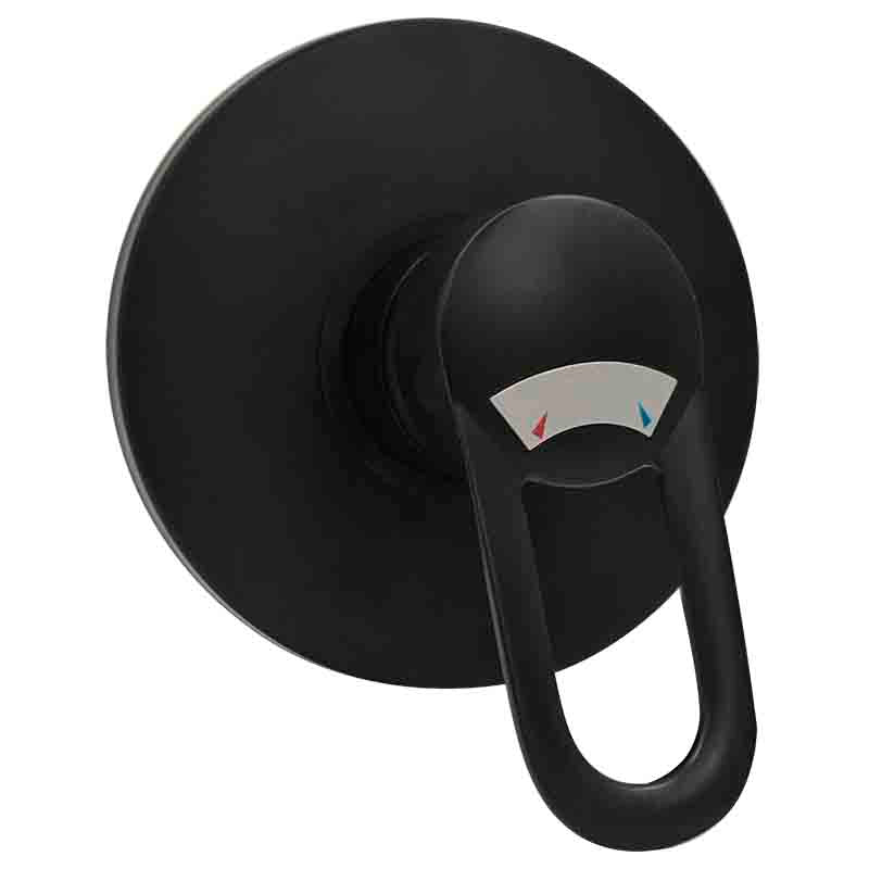 Mezclador Monomando para Regadera y Tina Acabado Negro: Modelo N300 ...